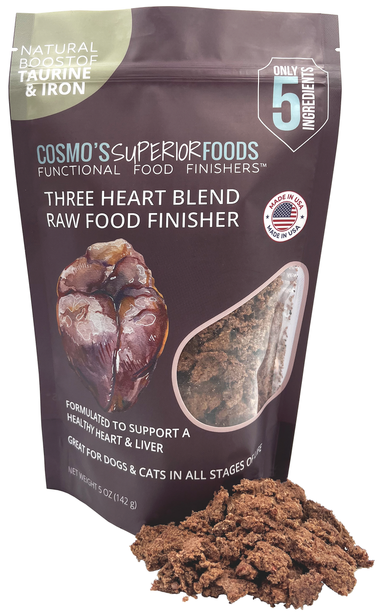 **NEW RELEASE** Cosmo's Three Heart Blend Raw Food Finisher™ -- Heart ...